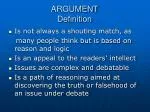 PPT - How to formulate an argument PowerPoint Presentation, free ...
