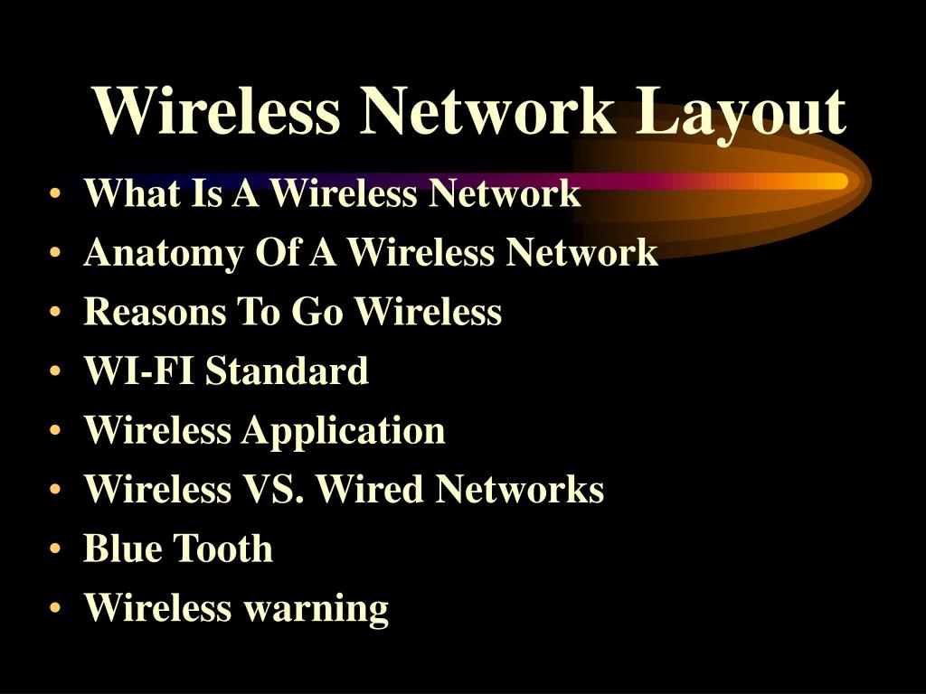 PPT - Wireless Network Layout PowerPoint Presentation, free download ...