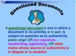 PPT - Questioned Documents PowerPoint Presentation, free download - ID:1227629
