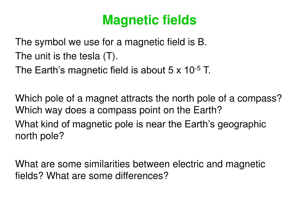 PPT - Magnetic fields PowerPoint Presentation, free download - ID:6398421