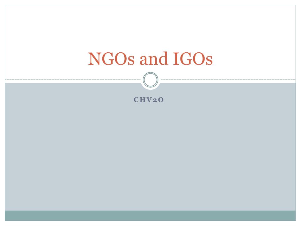 PPT - NGOs and IGOs PowerPoint Presentation, free download - ID:6399024