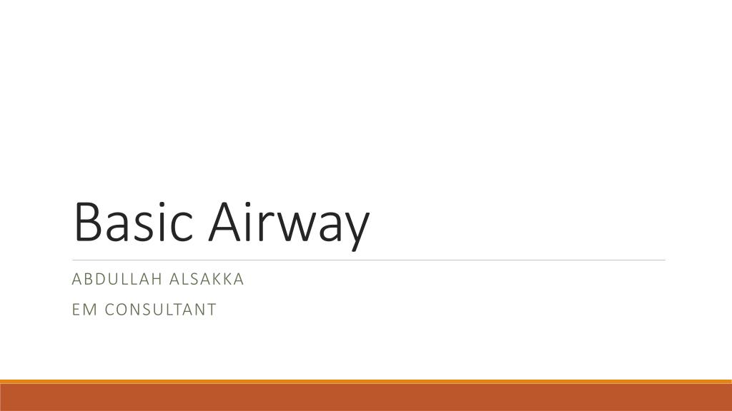 PPT - Basic Airway PowerPoint Presentation, free download - ID:6401014