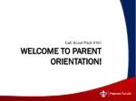 PPT - Welcome to Parent Orientation PowerPoint Presentation, free ...