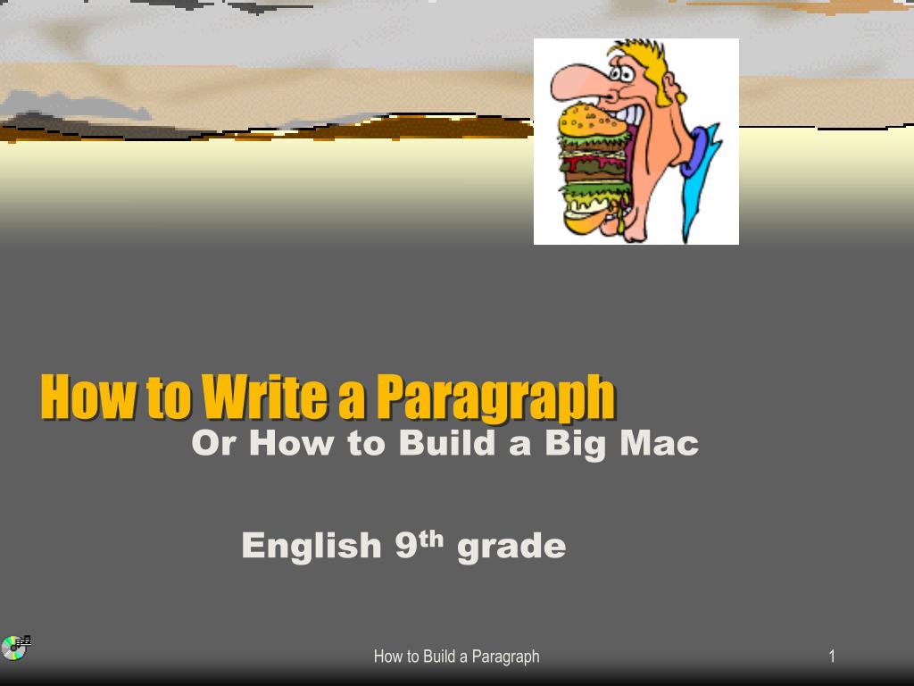 PPT - How to Write a Paragraph PowerPoint Presentation, free download ...