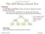 PPT - ADT Binary Search Tree PowerPoint Presentation, free download ...