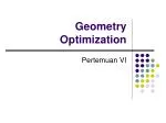 PPT - Lecture 13. Geometry Optimization PowerPoint Presentation, free ...