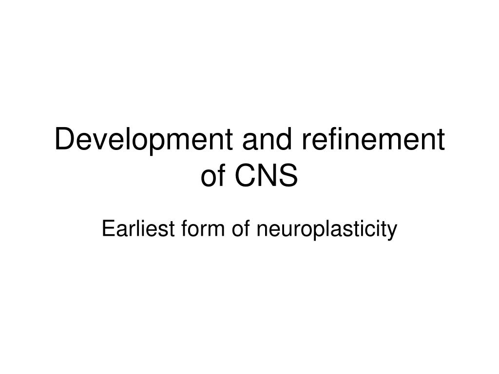 PPT - Development and refinement of CNS PowerPoint Presentation, free ...