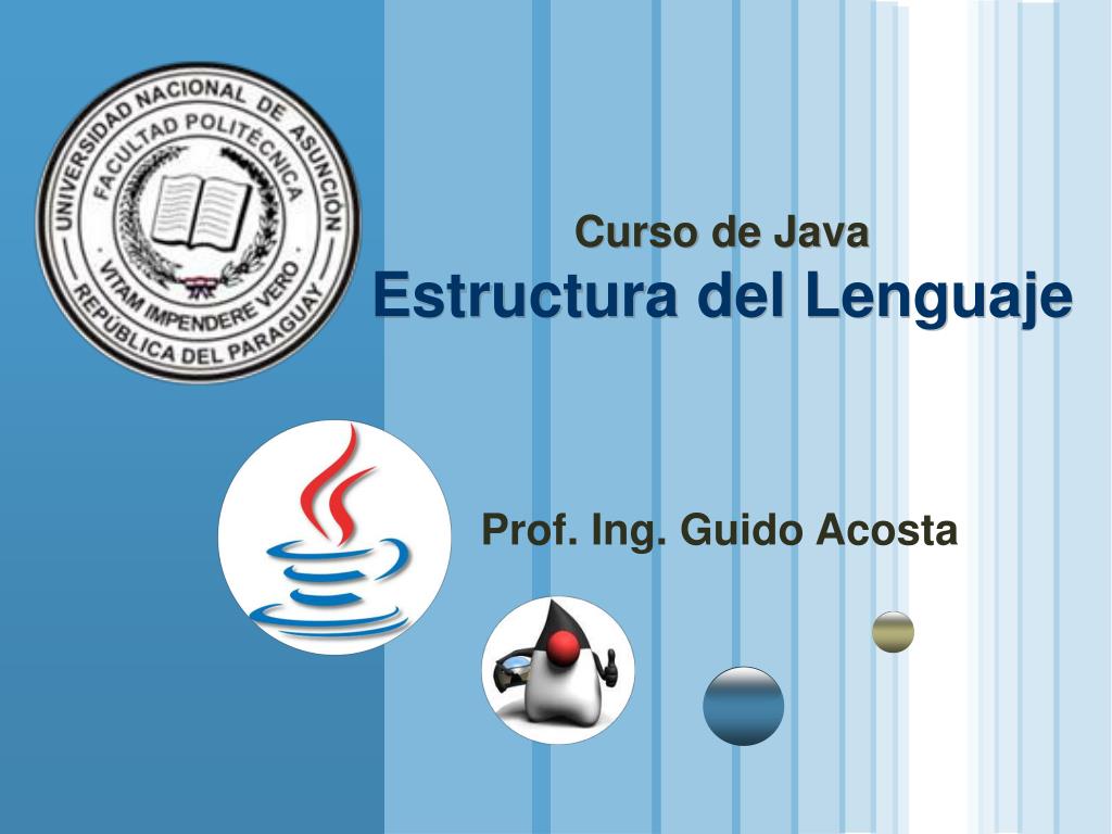 PPT - Curso de Java Estructura del Lenguaje PowerPoint Presentation, free download - ID:6414280