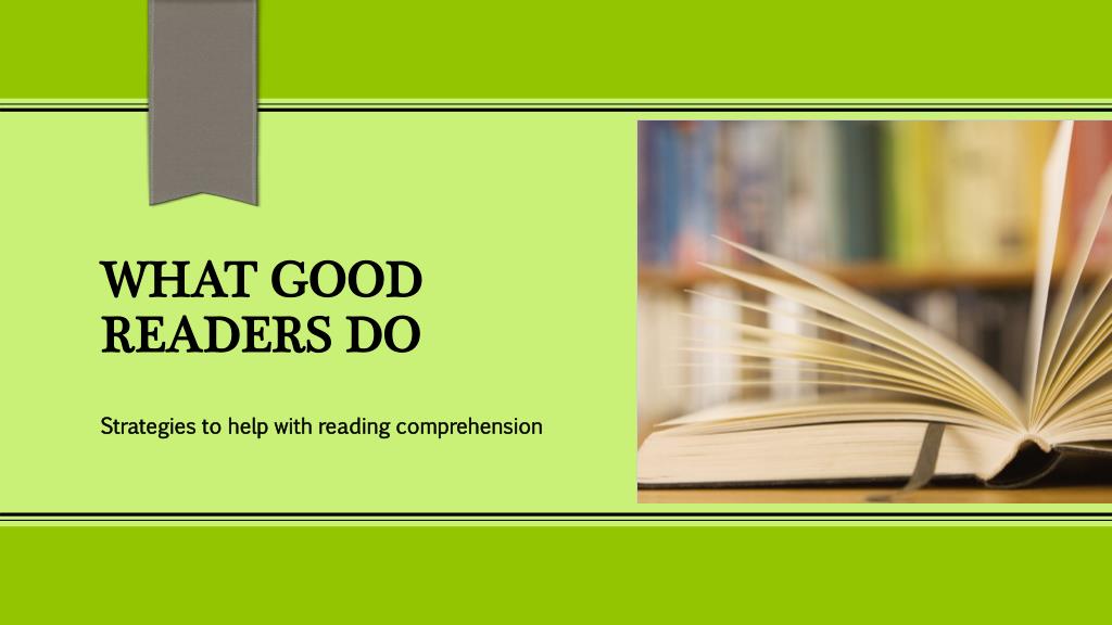PPT - What Good Readers Do PowerPoint Presentation, free download - ID ...