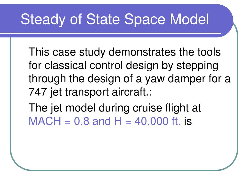 PPT - Steady of State Space Model PowerPoint Presentation, free ...