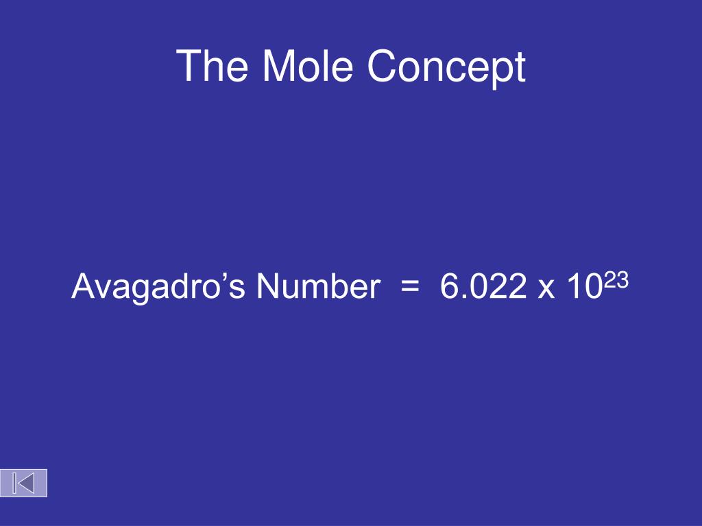 PPT - The Mole Concept PowerPoint Presentation, free download - ID:6415700