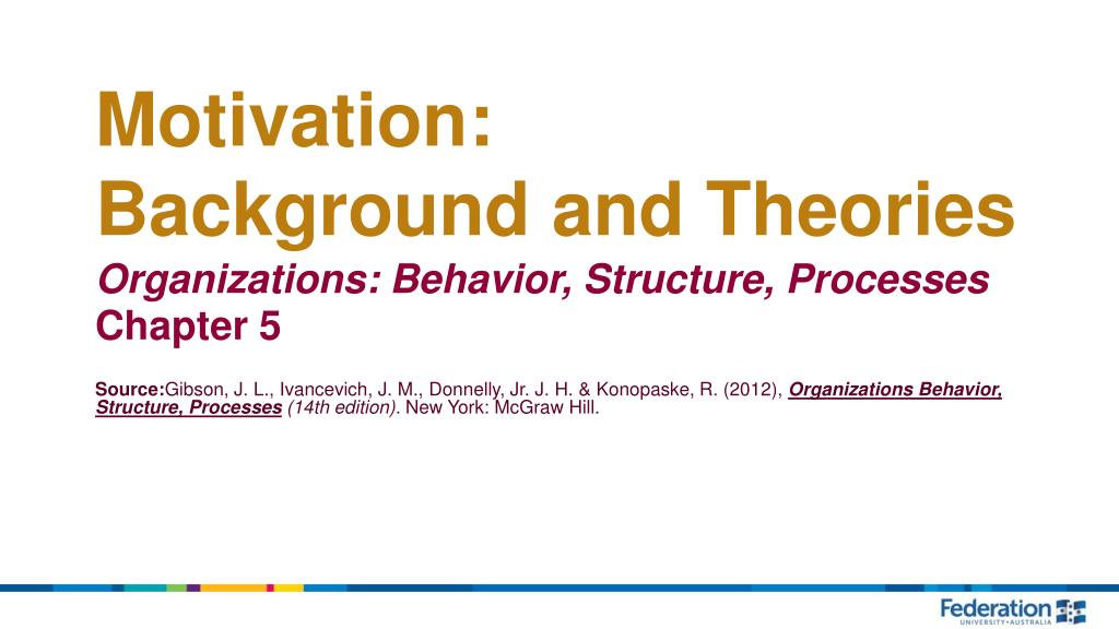 PPT - Motivation: Background and Theories PowerPoint Presentation, free ...