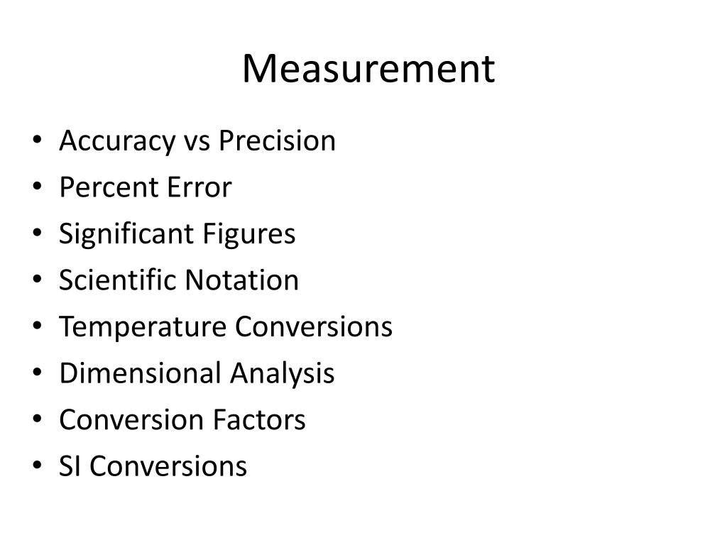 PPT - Measurement PowerPoint Presentation, free download - ID:6427269