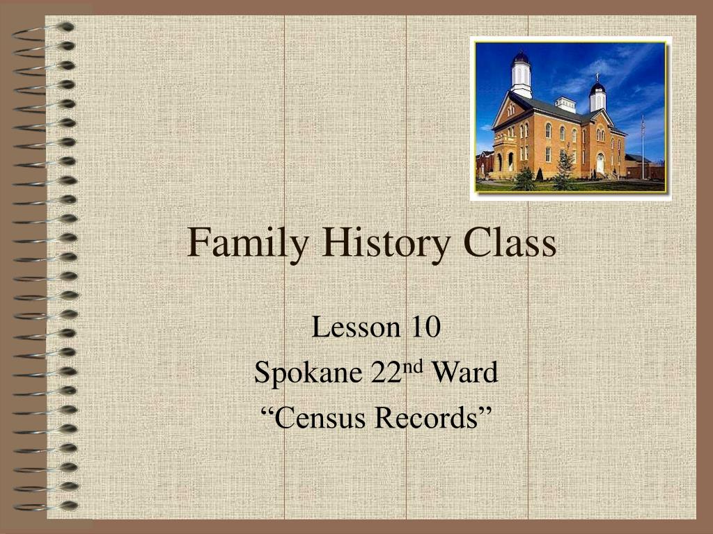 PPT - Family History Class PowerPoint Presentation, free download - ID ...