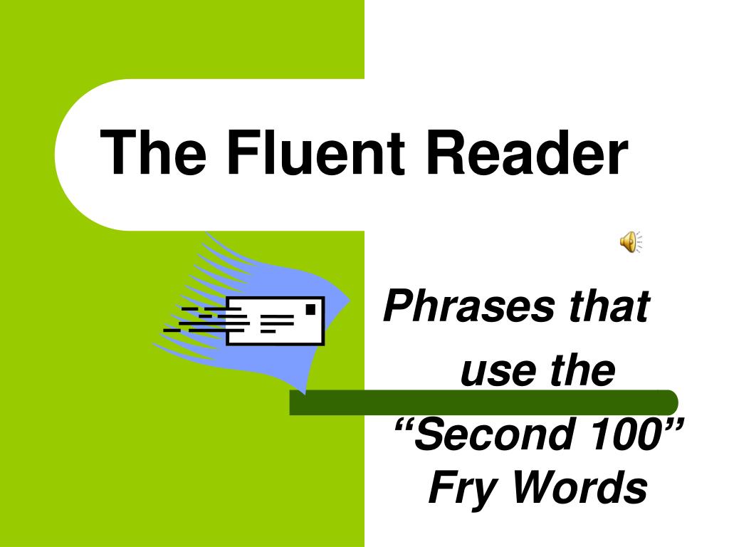 PPT - The Fluent Reader PowerPoint Presentation, free download - ID:6433916