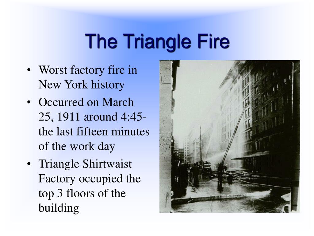 PPT - The Triangle Fire PowerPoint Presentation, free download - ID:6444726