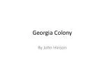 PPT - The Start of The Georgia Colony PowerPoint Presentation, free ...