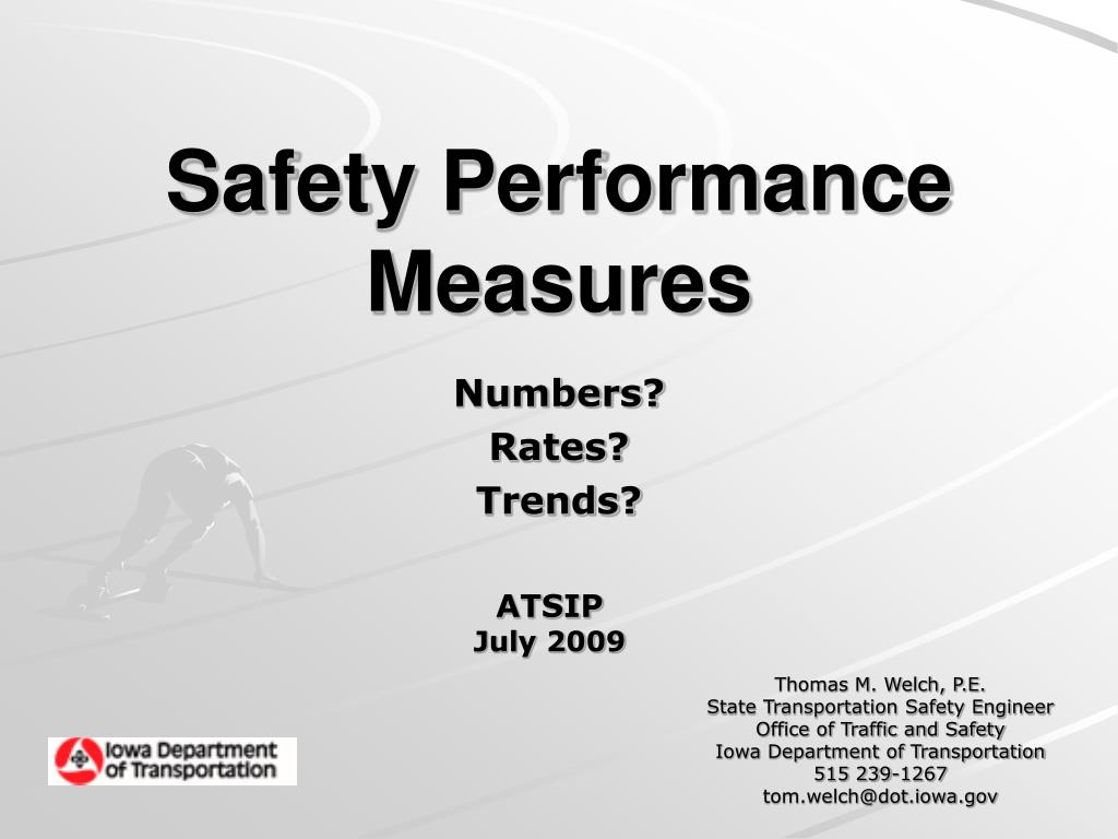 PPT - Safety Performance Measures PowerPoint Presentation, free ...