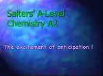 PPT - A Level Chemistry PowerPoint Presentation, free download - ID:5317358
