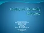 PPT - Intellectual Disability: Definition, Classification, and Systems of Supports (11th Edition ...