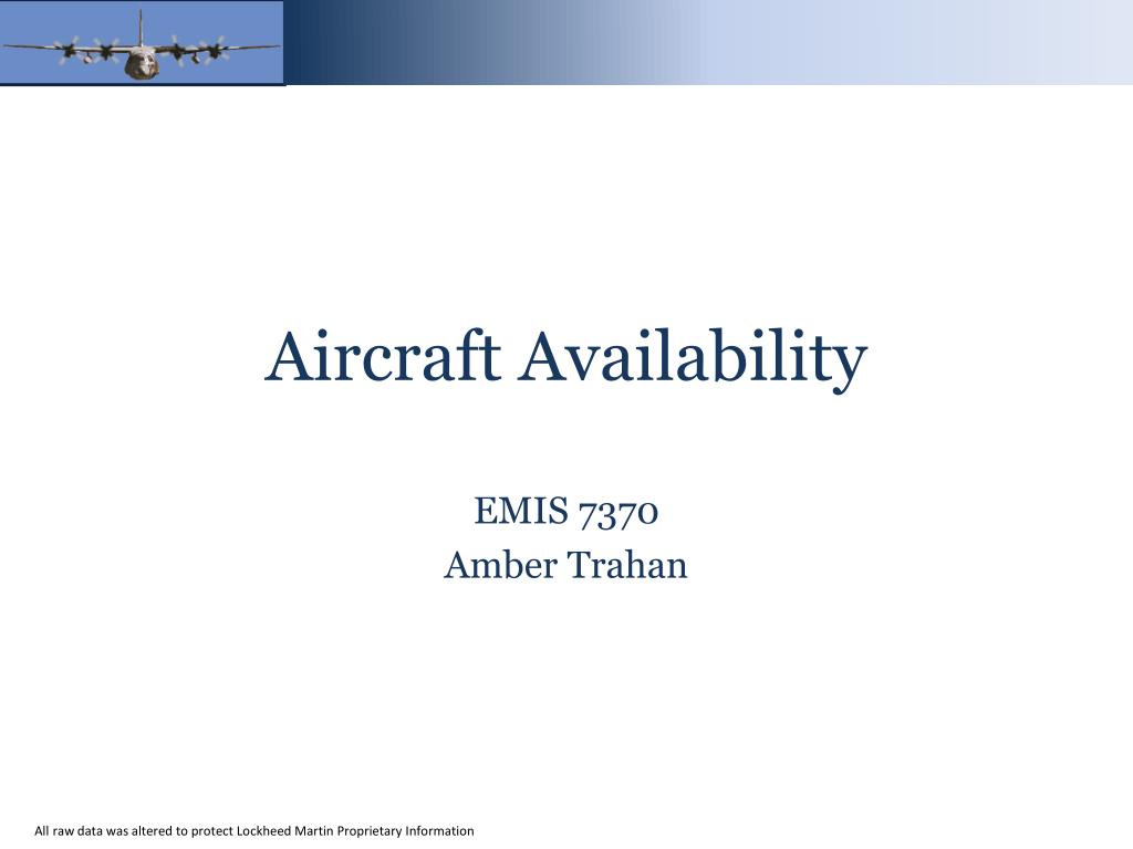 PPT - Aircraft Availability PowerPoint Presentation, free download - ID ...