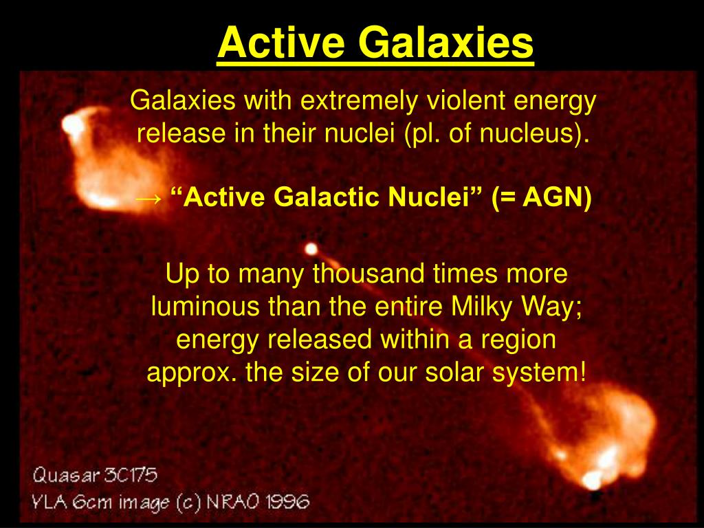PPT - Active Galaxies PowerPoint Presentation, free download - ID:6453761