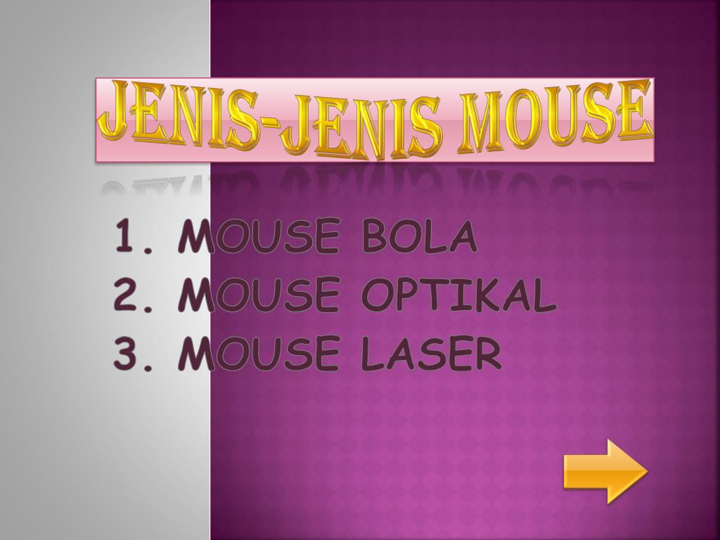 PPT - JENIS-JENIS MOUSE PowerPoint Presentation, free download - ID:6454879