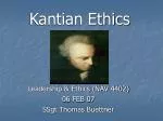 PPT - Kantian Ethics PowerPoint Presentation, free download - ID:3709361