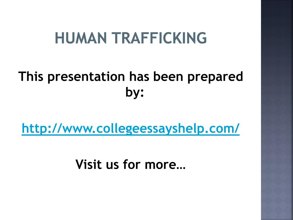 PPT - HUMAN TRAFFICKING PowerPoint Presentation, free download - ID:6458913