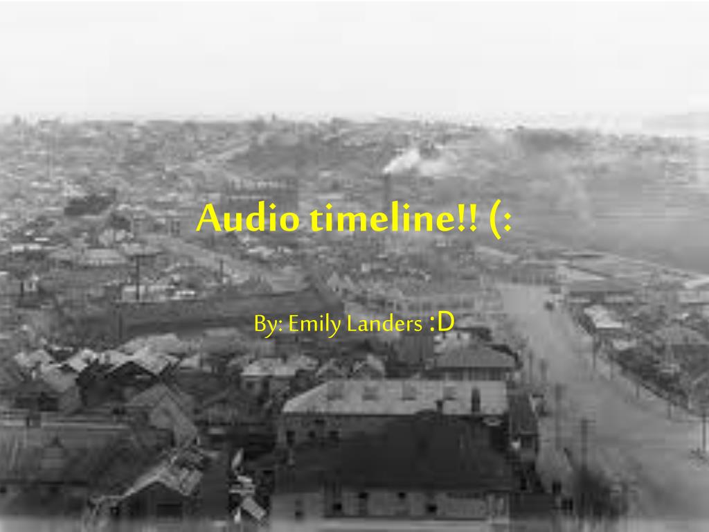 PPT - The Evolution of Audio Recording Technology: A Comprehensive ...