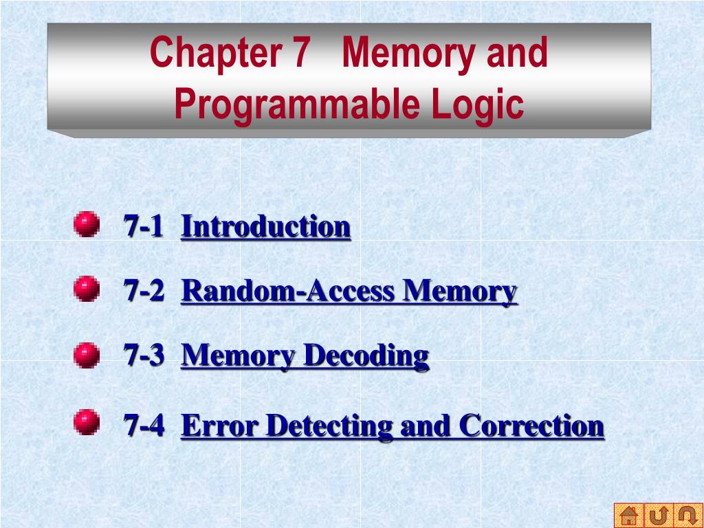 PPT - Chapter 7 Memory and Programmable Logic PowerPoint Presentation, free download - ID:6469828