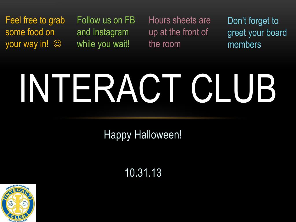 PPT - Interact Club PowerPoint Presentation, free download - ID:6487036