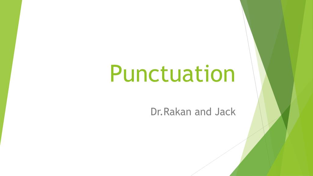 PPT - Punctuation PowerPoint Presentation, free download - ID:6487193