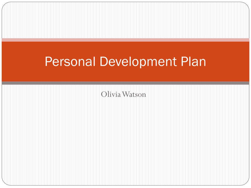 PPT - Personal Development Plan PowerPoint Presentation, free download ...