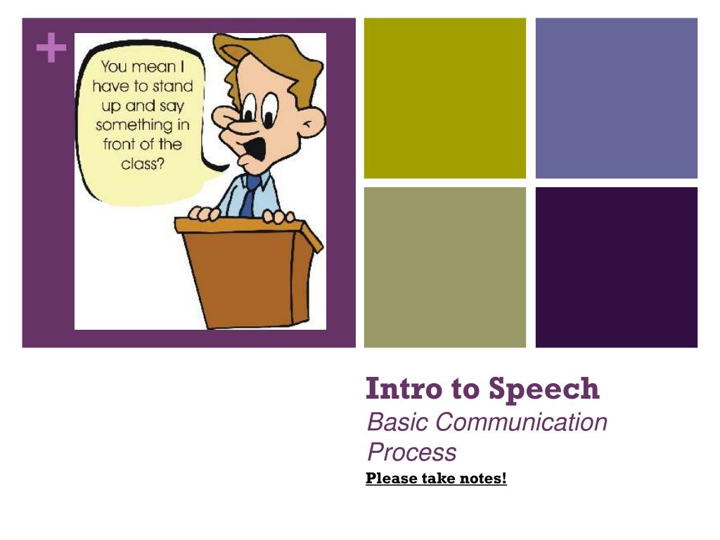 PPT - Intro to Speech Basic Communication Process PowerPoint ...