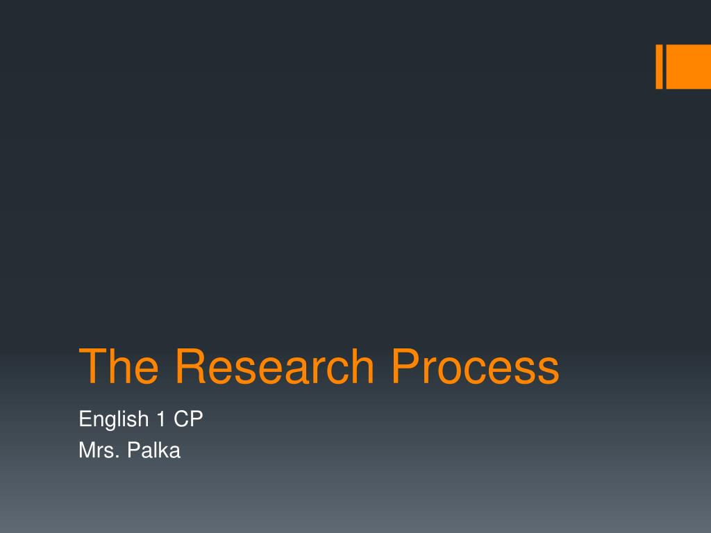 PPT - The Research Process PowerPoint Presentation, free download - ID ...