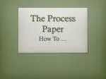 PPT - Papermaking The process of going from Pulp to Paper PowerPoint ...
