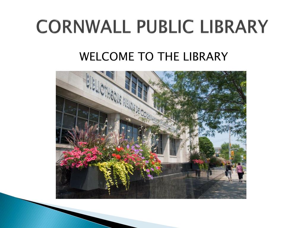 PPT - CORNWALL PUBLIC LIBRARY PowerPoint Presentation, free download ...