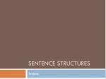 PPT - The four basic sentence structures in German PowerPoint ...
