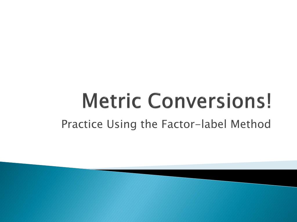 PPT - Metric Conversions! PowerPoint Presentation, free download - ID ...