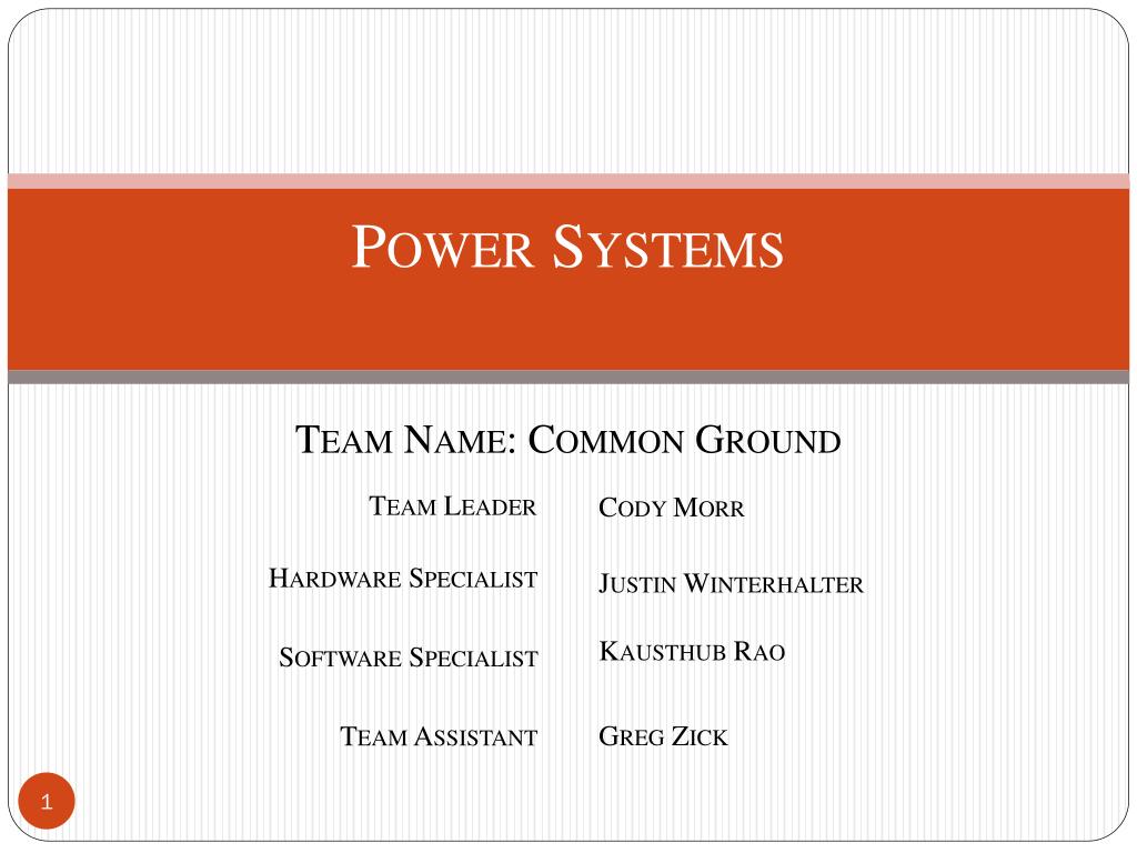 PPT - Power Systems PowerPoint Presentation, free download - ID:6502336