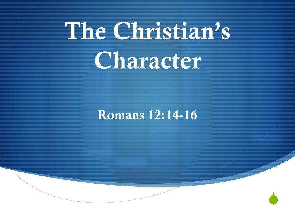 PPT - Cultivating a Christlike Character with Restraint, Empathy, and ...