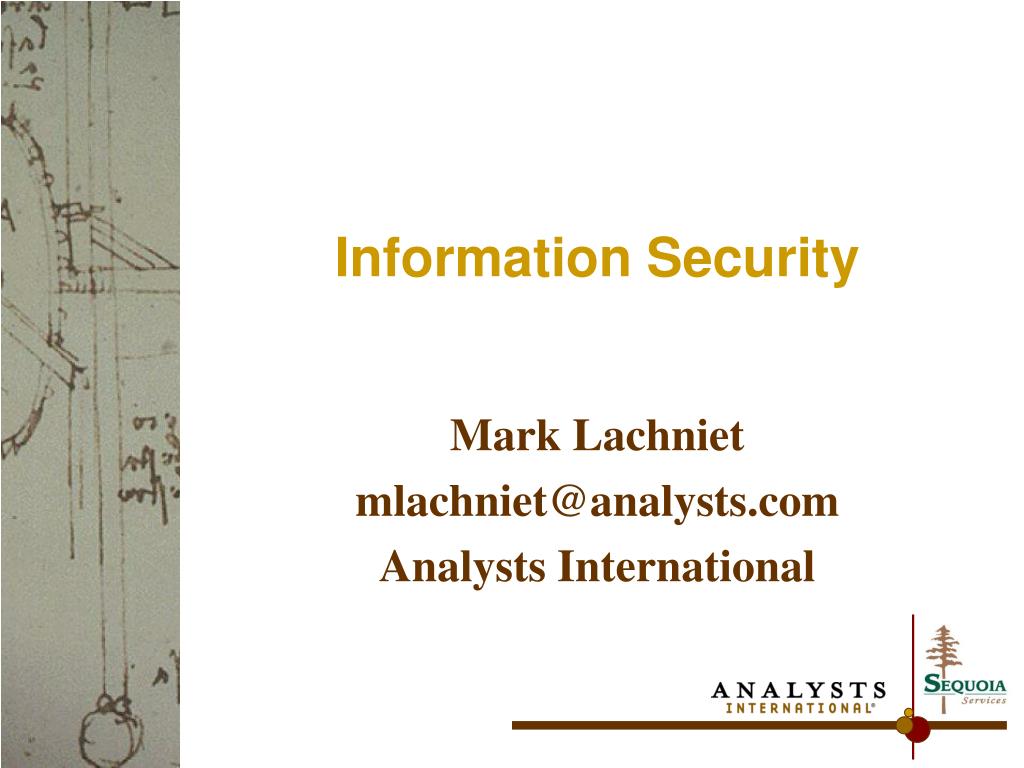 PPT - Information Security PowerPoint Presentation, free download - ID ...