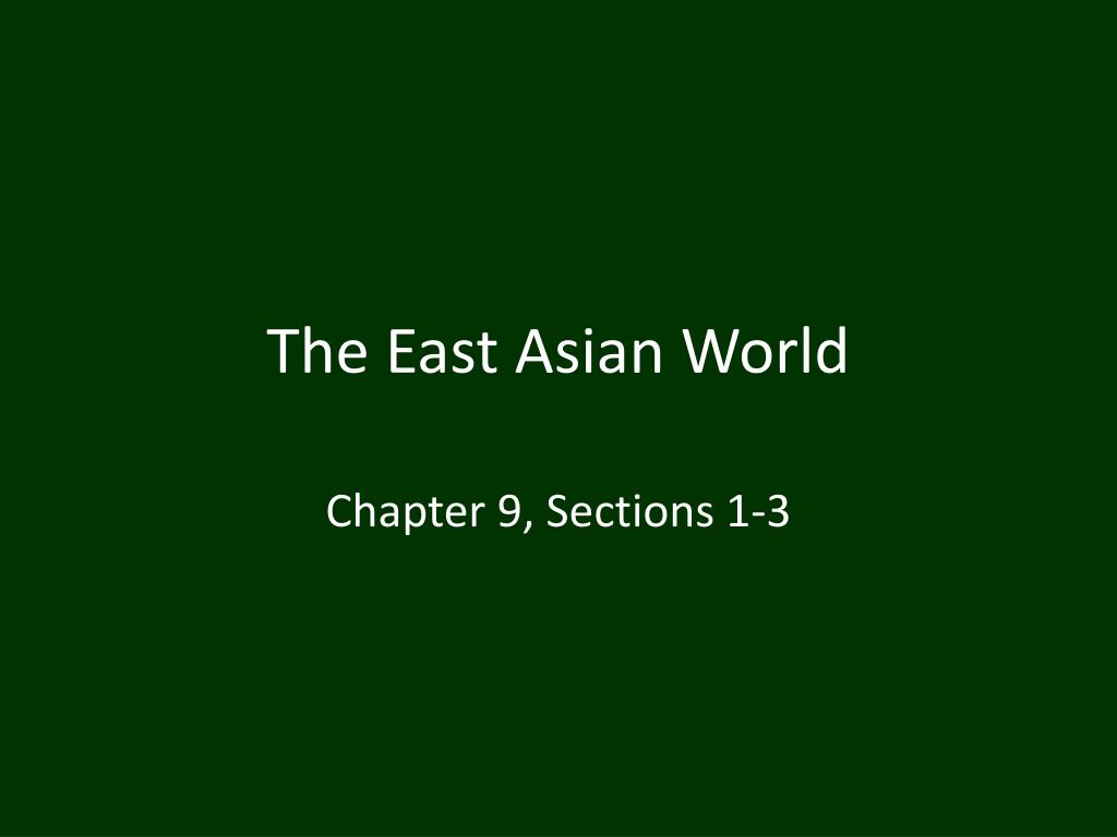 PPT - The East Asian World PowerPoint Presentation, free download - ID ...
