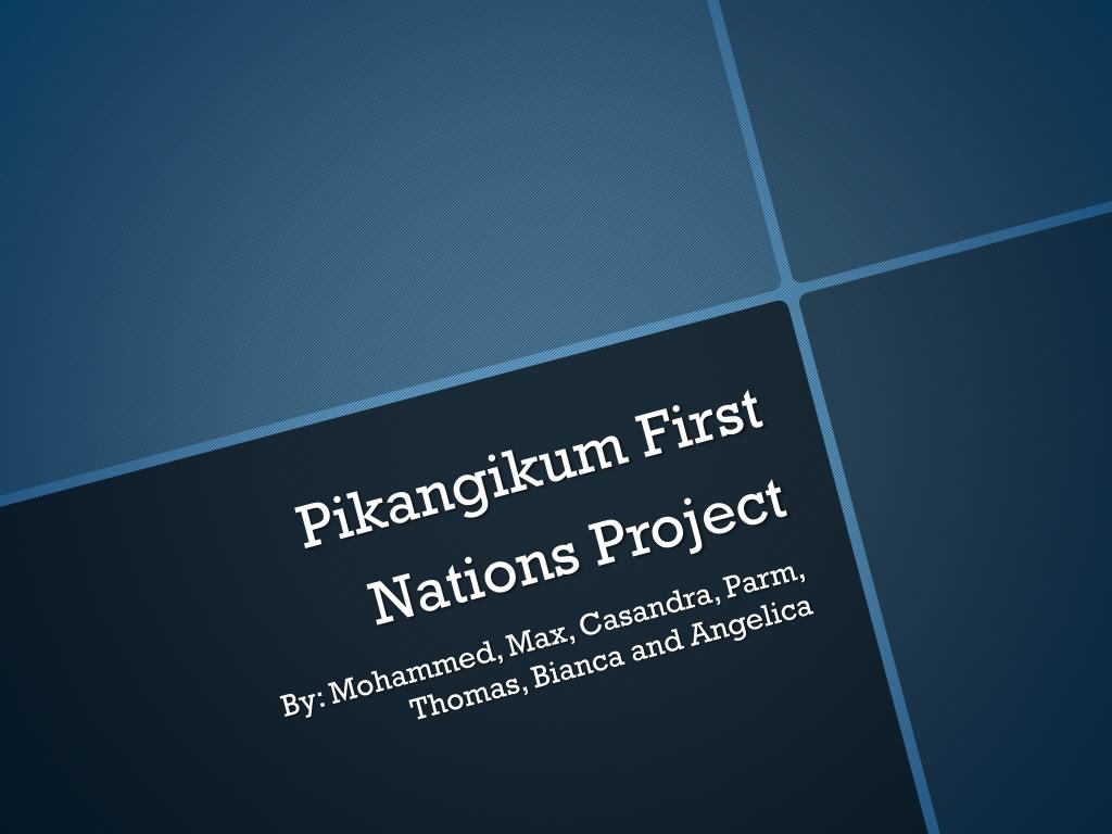 PPT - Enhancing Pikangikum First Nation's Health and Well-being through ...