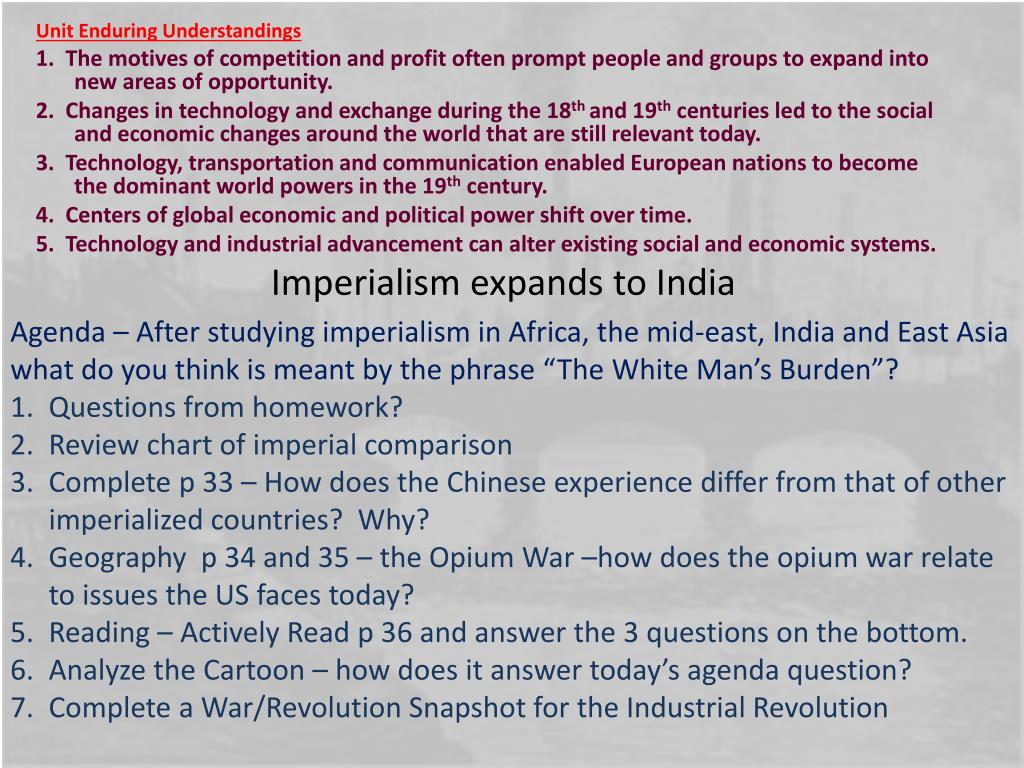 PPT - Imperialism in India: Lessons for Modern Society PowerPoint ...