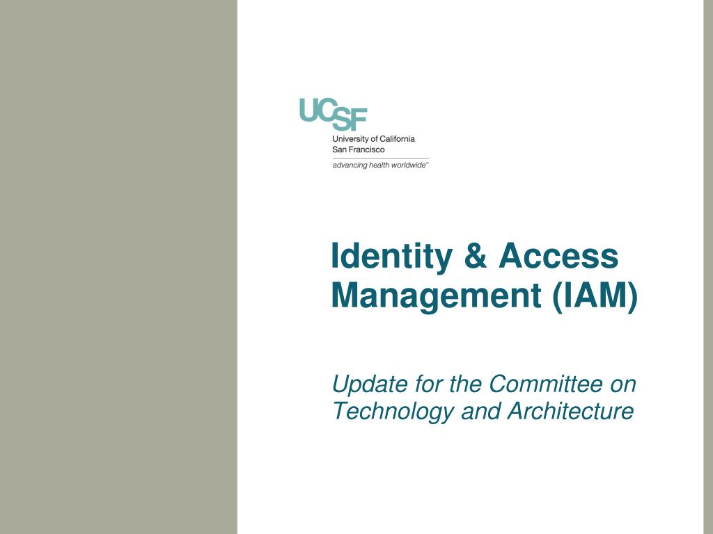 PPT - Identity & Access Management (IAM) PowerPoint Presentation - ID ...
