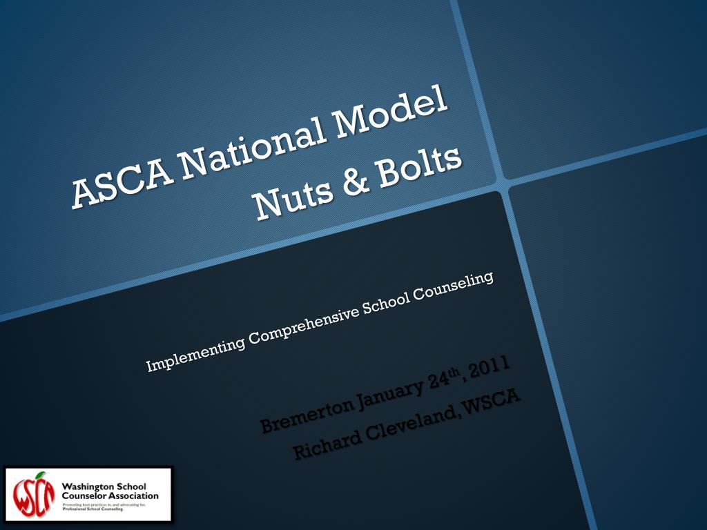 PPT - ASCA National Model Nuts & Bolts Implementing Comprehensive ...