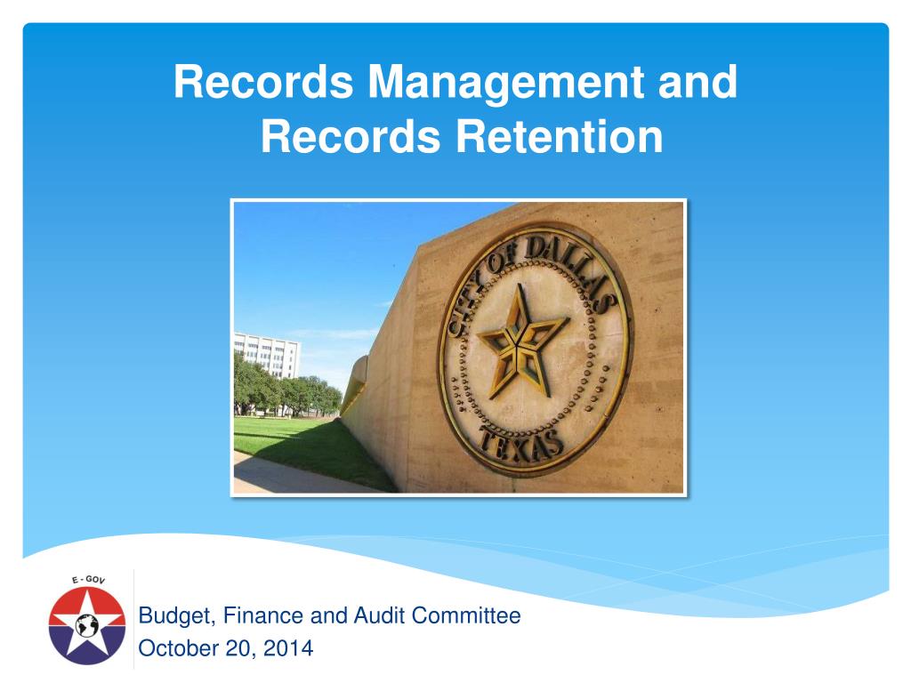 PPT - Records Management and Records Retention PowerPoint Presentation ...