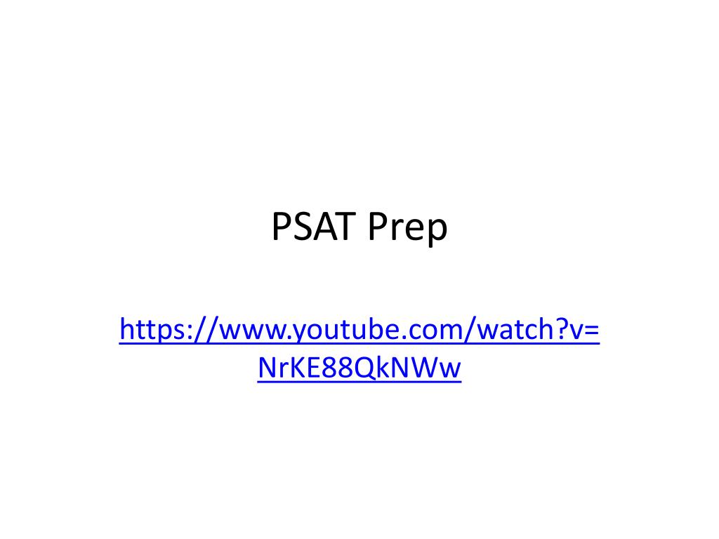 PPT - Master the PSAT: Strategies and Skills for Success in Testing ...